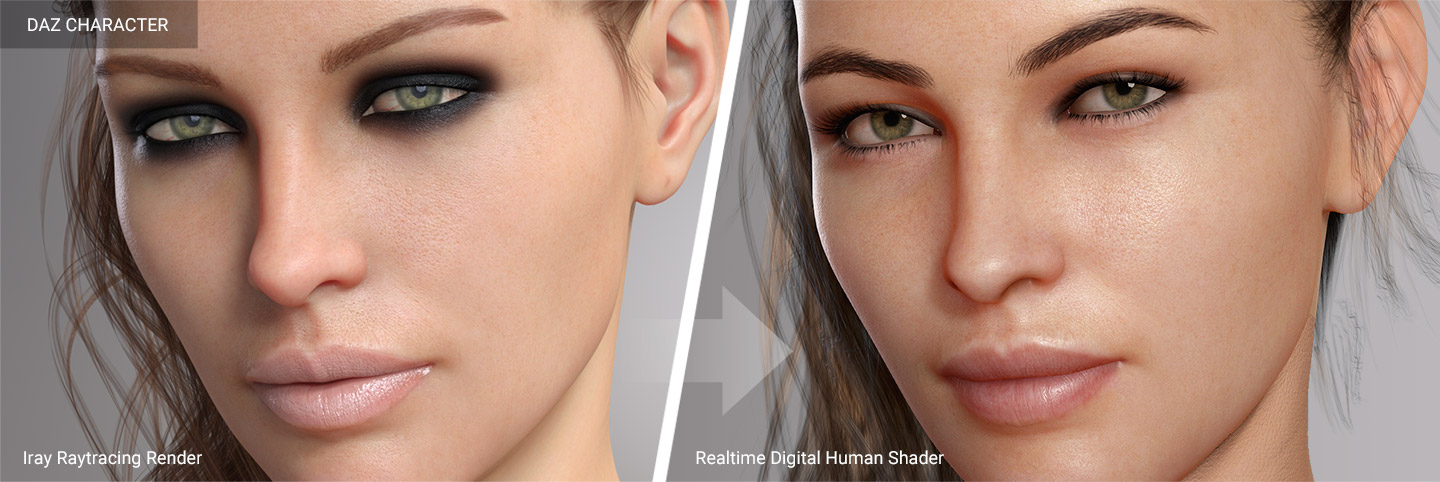 Realistic Digital Human Shader | Character Creator Realistic Digital Human Shader | Character Creator